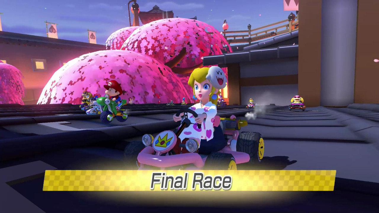 Peach (Yukata) & Daisy (Yukata) with MKT Animation Mod for Mario Kart 8 ...