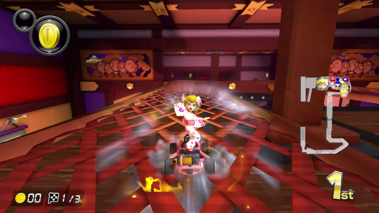 Peach (Yukata) & Daisy (Yukata) with MKT Animation Mod for Mario Kart 8 ...