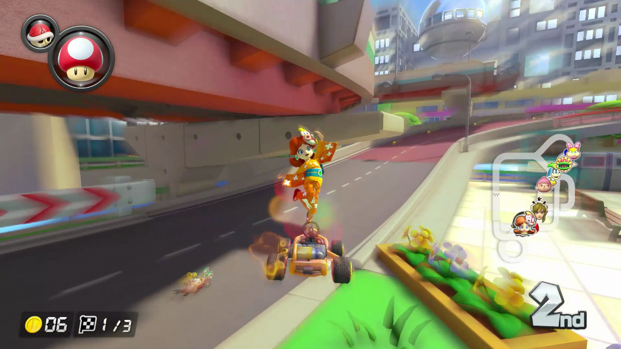 Peach (Yukata) & Daisy (Yukata) with MKT Animation Mod for Mario Kart 8 ...