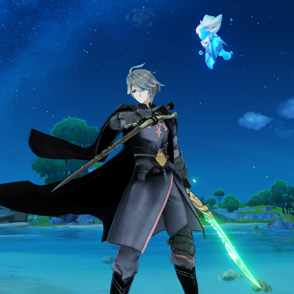Alhaitham Byleth Outfit Mod for Genshin Impact | GI Mods