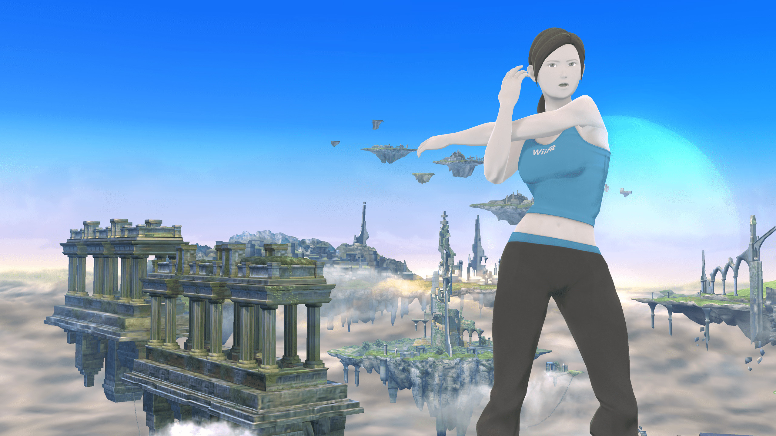 Smash Ultimate Wii Fit Trainer (Female) Mod for Super Smash Bros. (Wii ...