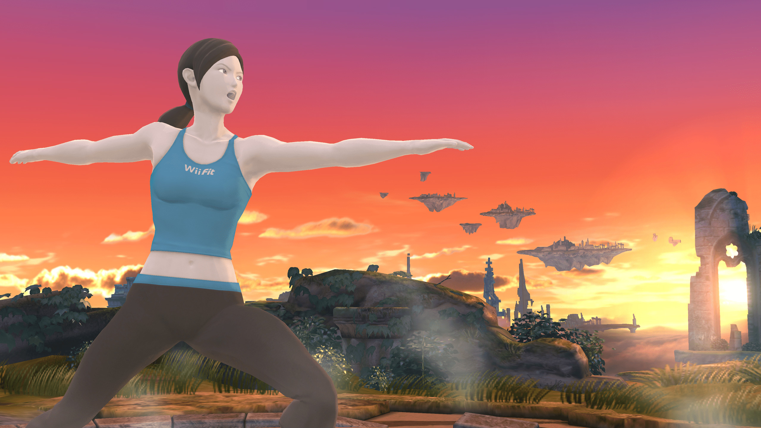 Smash Ultimate Wii Fit Trainer (Female) Mod for Super Smash Bros. (Wii ...