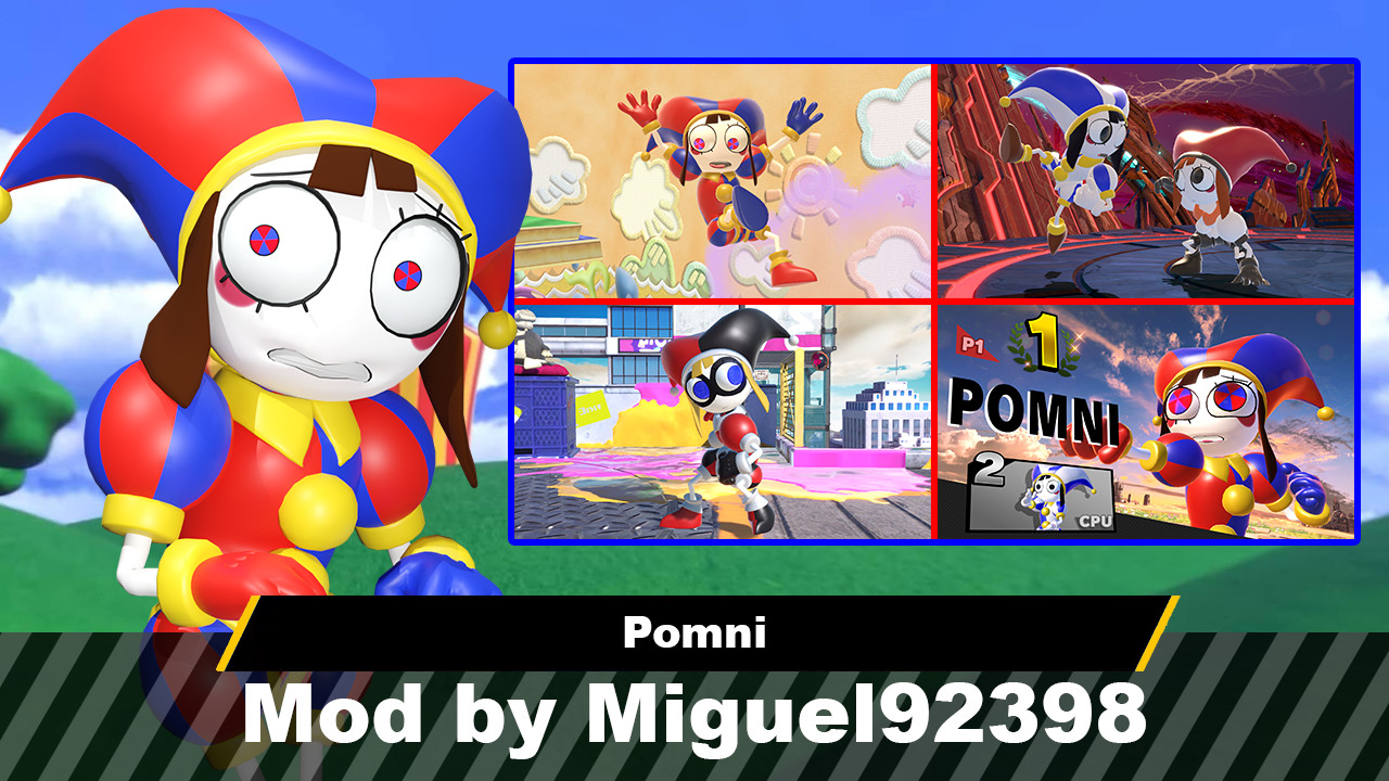 Pomni (The Amazing Digital Circus) Mod for Super Smash Bros. Ultimate ...