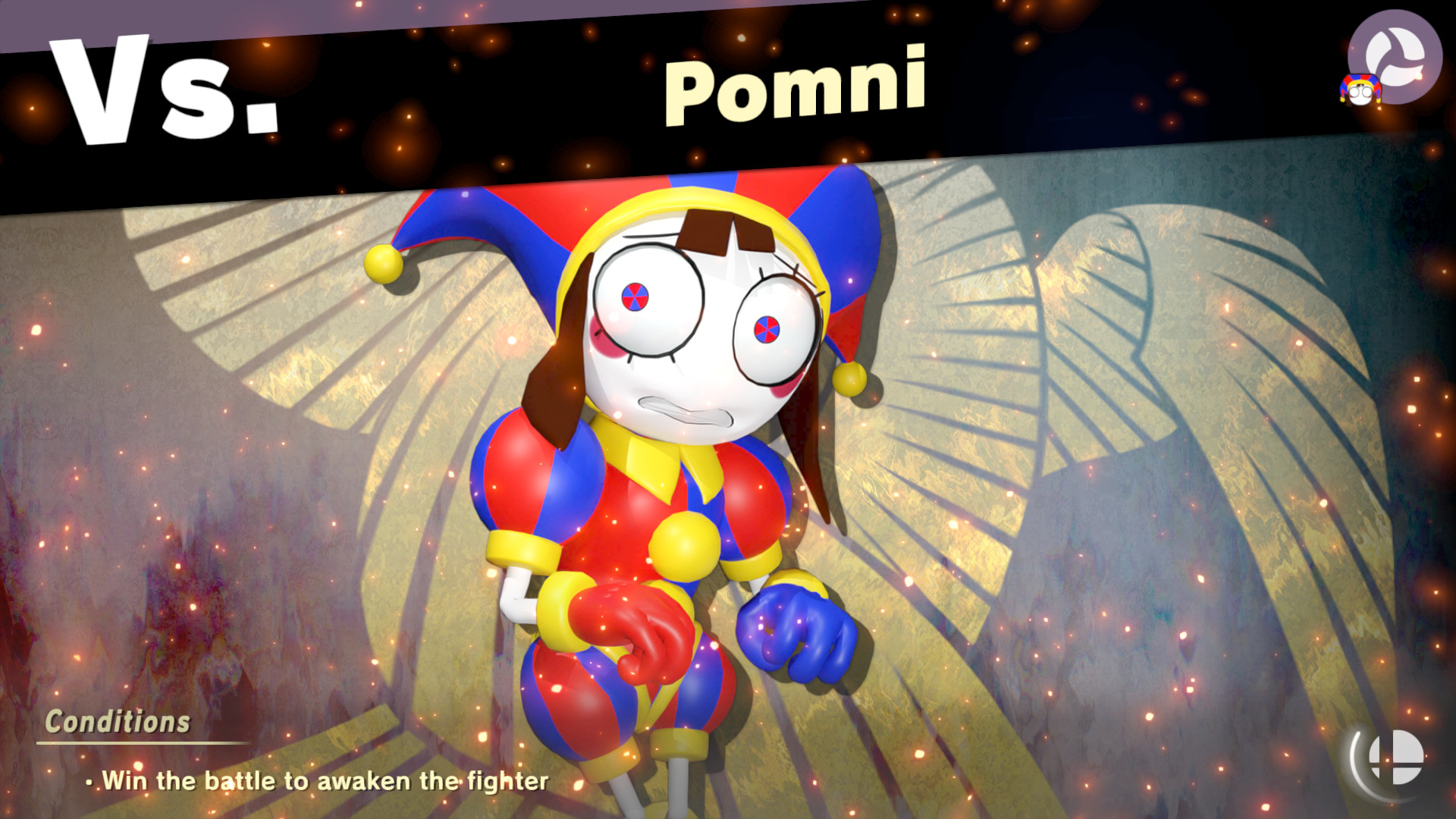 Pomni (The Amazing Digital Circus) Mod for Super Smash Bros. Ultimate ...