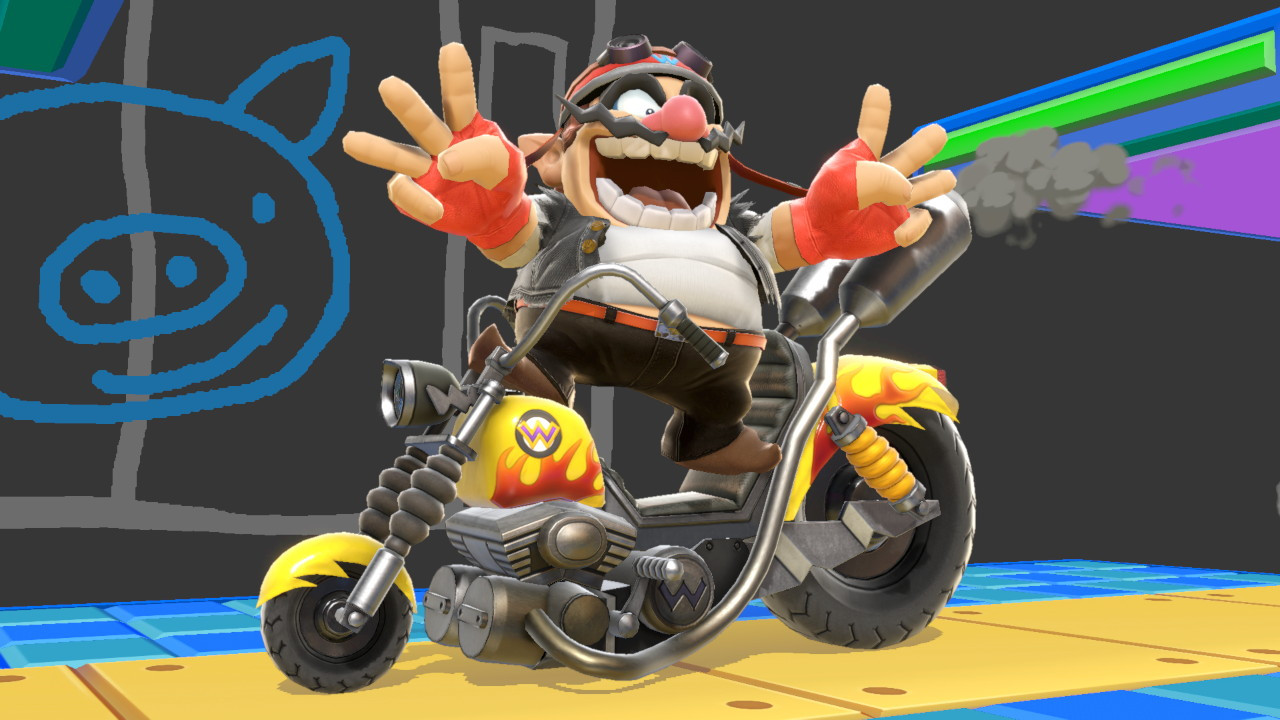 Black/Red Biker Wario (Super Smash Bros. Brawl) Mod for Super Smash ...
