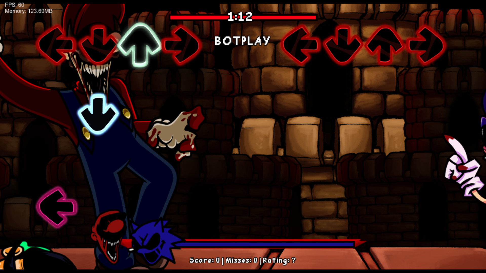 No Hope (Horror Mario Vs Sonic.EXE) Mod for Friday Night Funkin' | FNF Mods