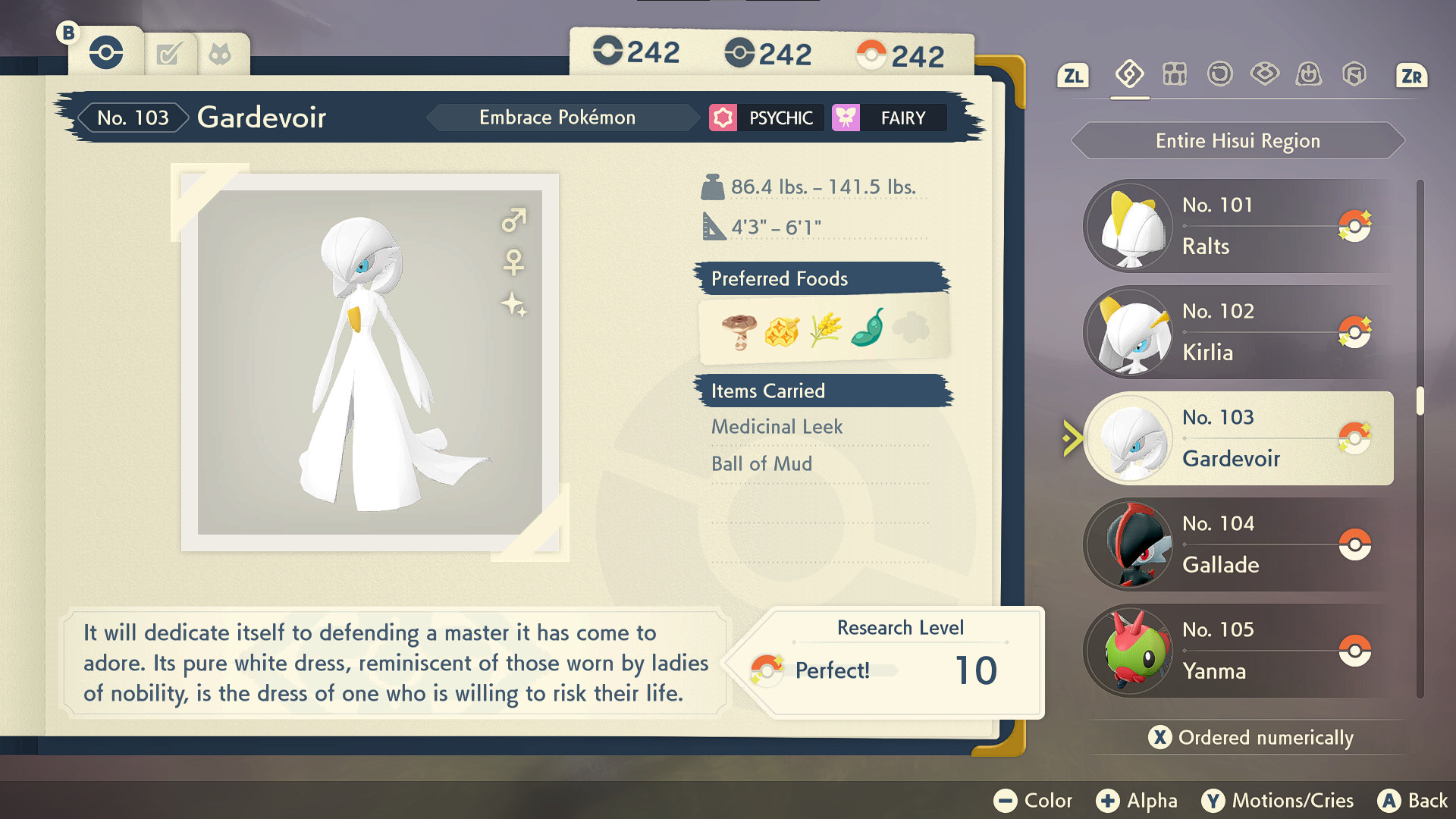 Dark & Holy - Ralts/Kirlia/Gardevoir/Gallade Mod for Pokémon Legends ...