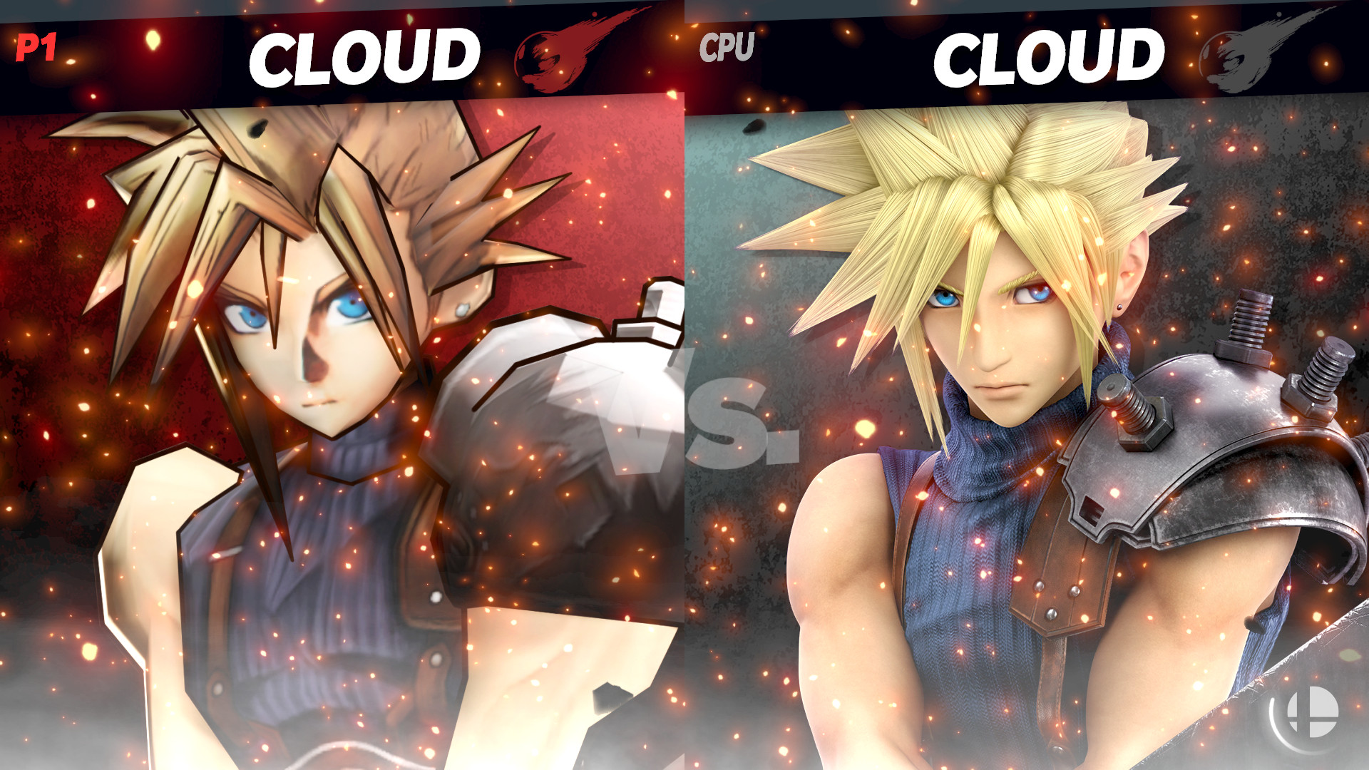Cloud Tetsuya Nomura Style Mod for Super Smash Bros. Ultimate | SSBU Mods