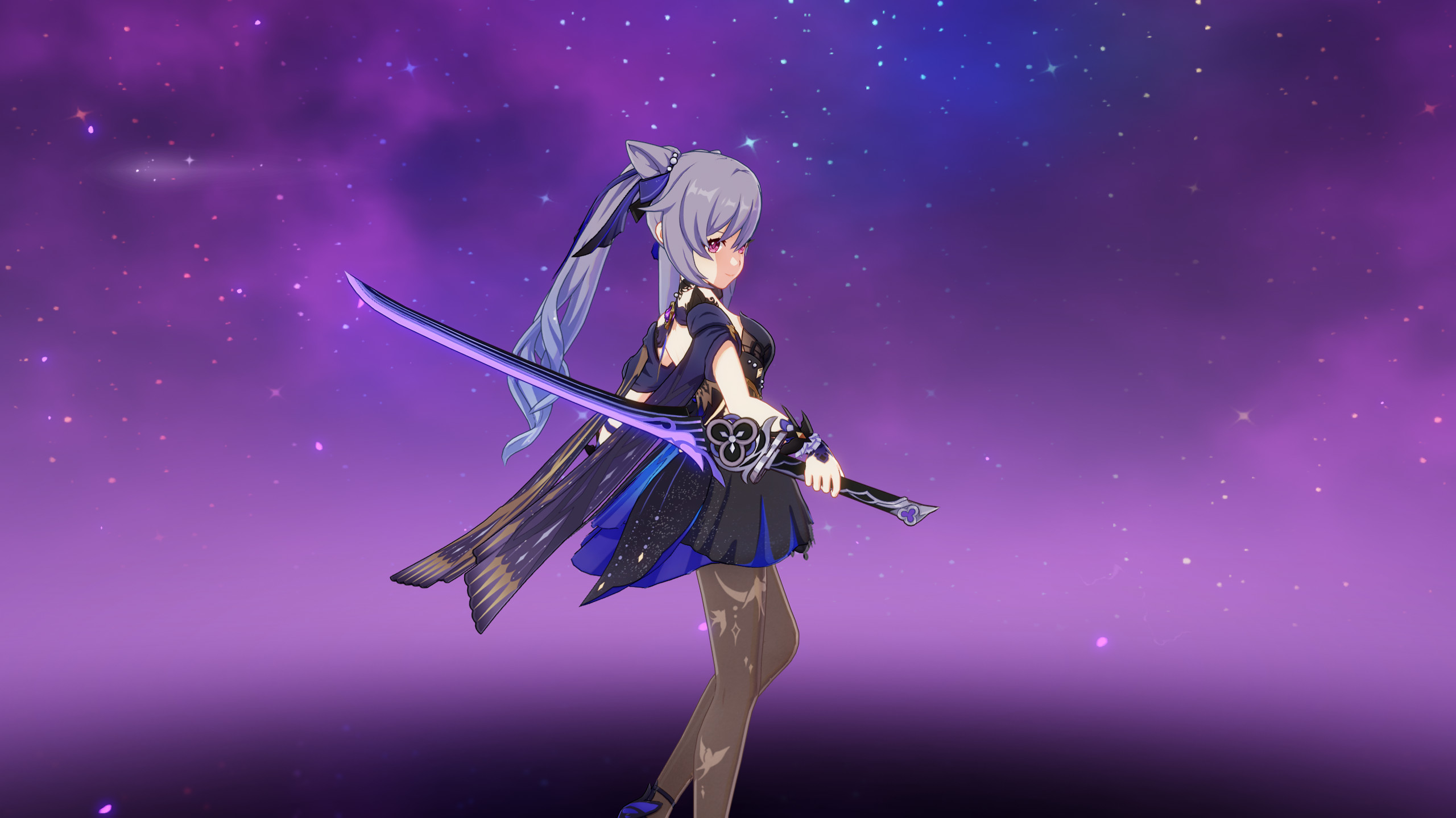 Keqing Uraku Misugiri (+ new green ver) Mod for Genshin Impact | GI Mods