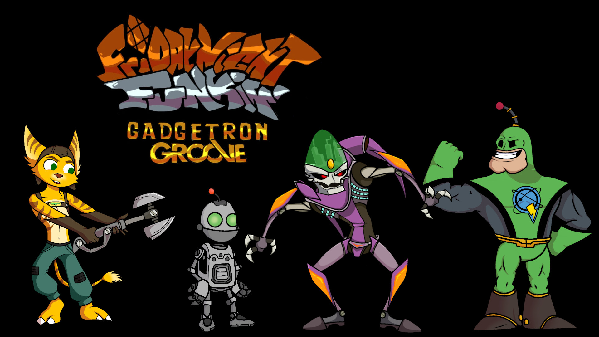 Friday Night Funkin: Gadgetron Groove (Full Week!) Mod for Friday Night Funkin' | FNF Mods