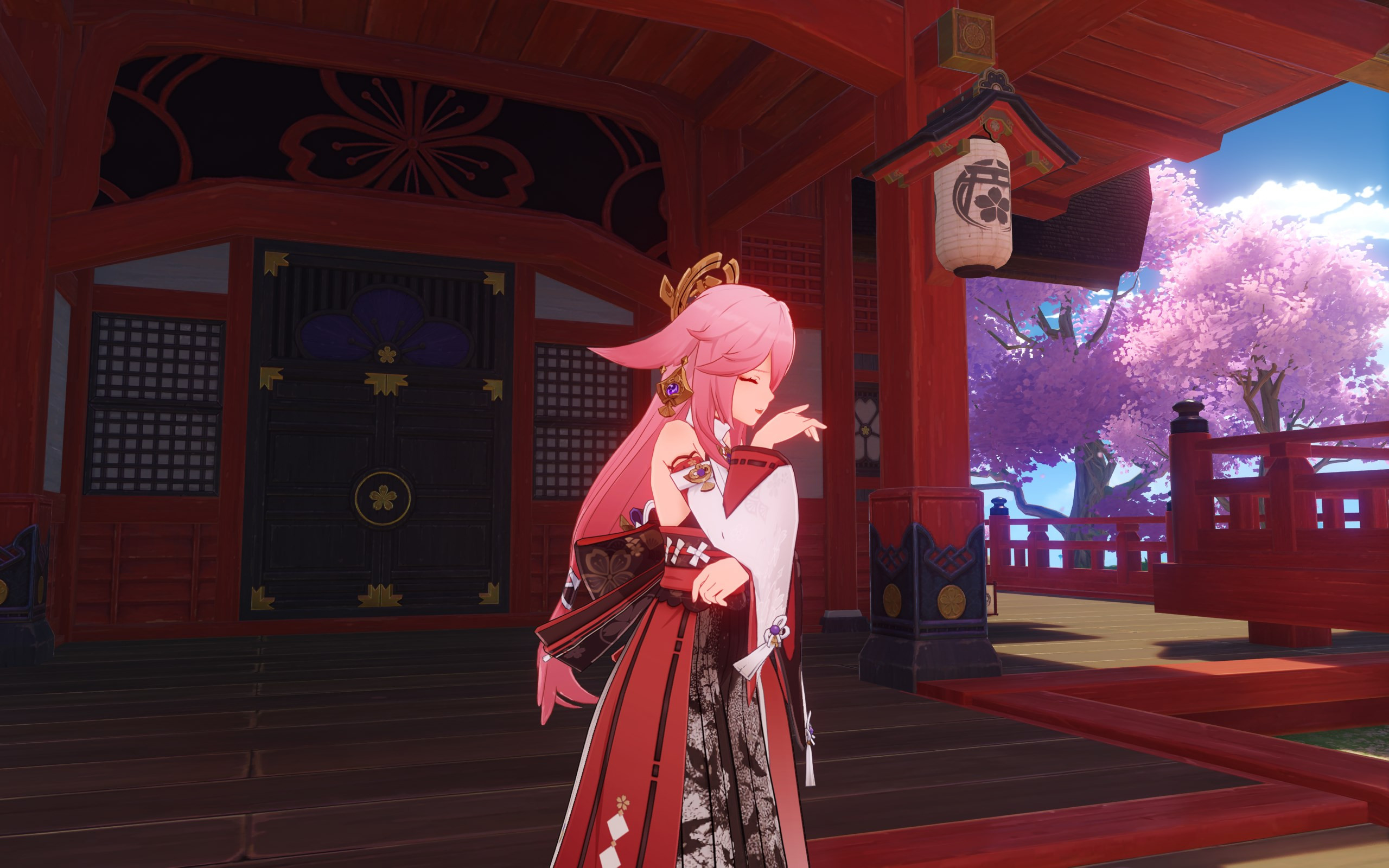 Yae Miko with Pants Mod for Genshin Impact | GI Mods