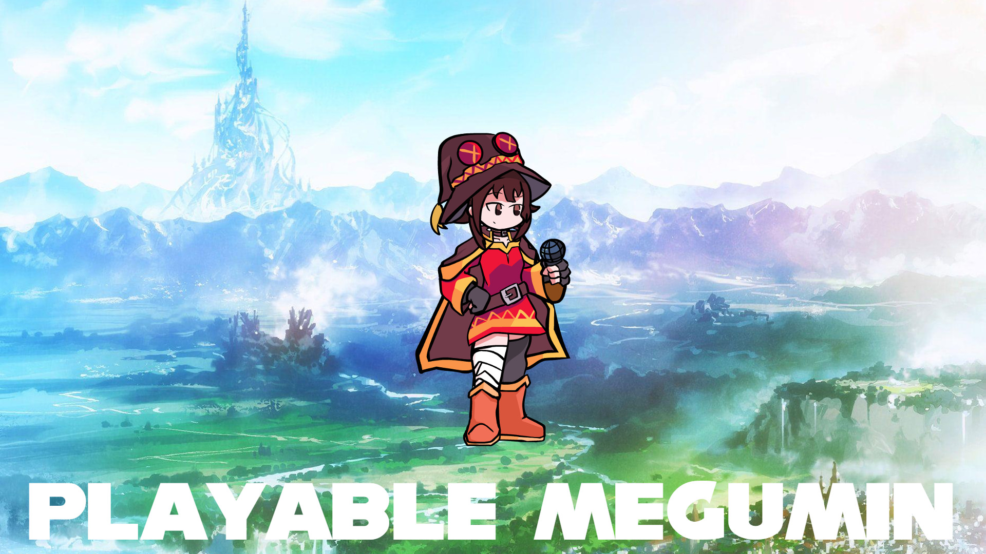 Playable Megumin Mod for Friday Night Funkin' | FNF Mods