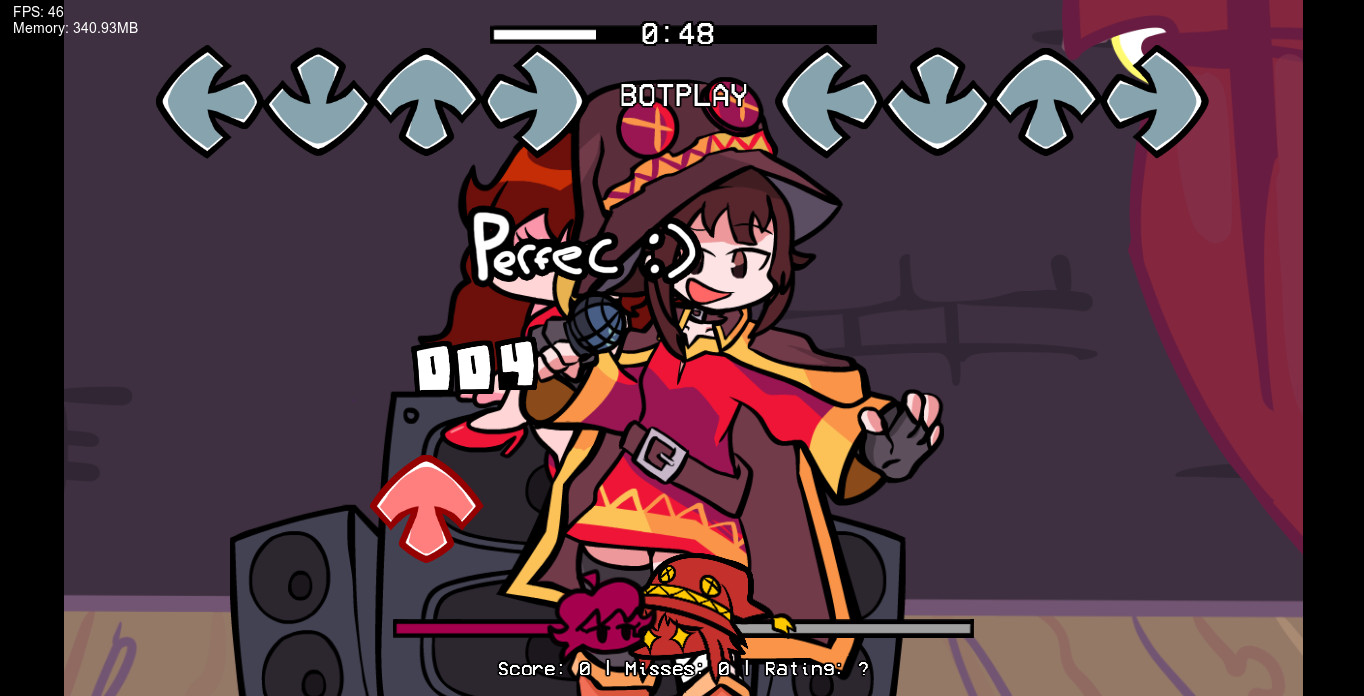 Playable Megumin Mod for Friday Night Funkin' | FNF Mods