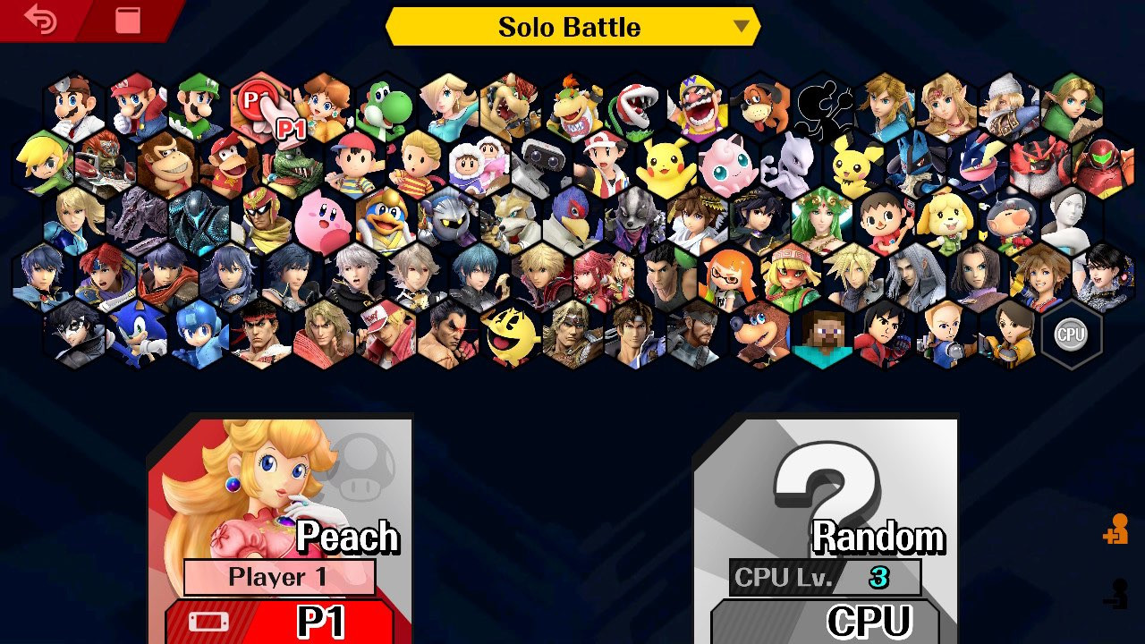 Melee-Inspired Hexagon CSS Mod for Super Smash Bros. Ultimate | SSBU Mods