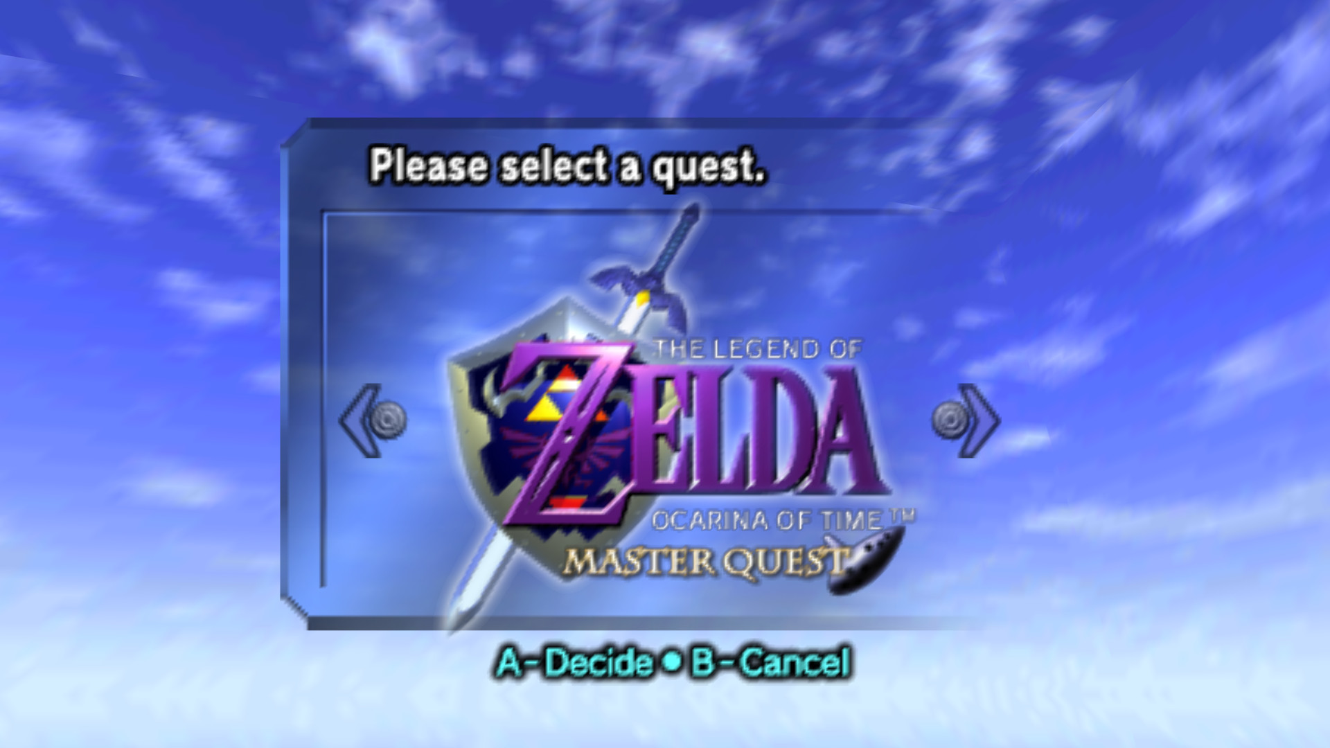 Ura Logo for Master Quest Mod for Ship of Harkinian (Ocarina of Time PC ...