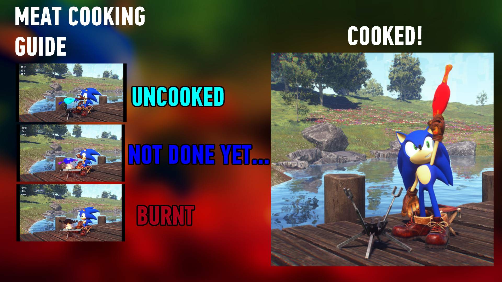 High Contrast Meats Mod for Sonic Frontiers | Frontiers Mods