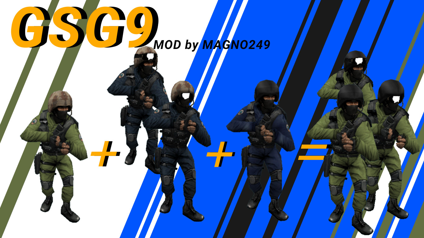 GSG9 MOD! by Magno249 Mod for Counter-Strike 1.6 | CS1.6 Mods