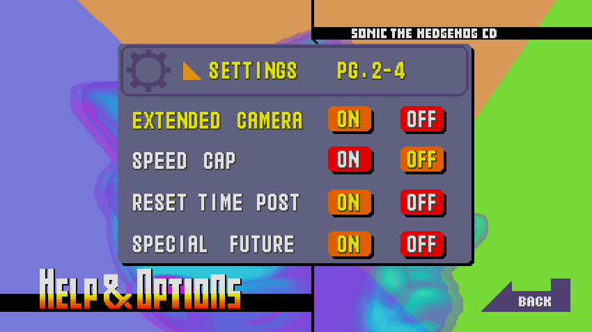 Classic CD Tweaks Mod for Sonic CD (2011) | SCD Mods
