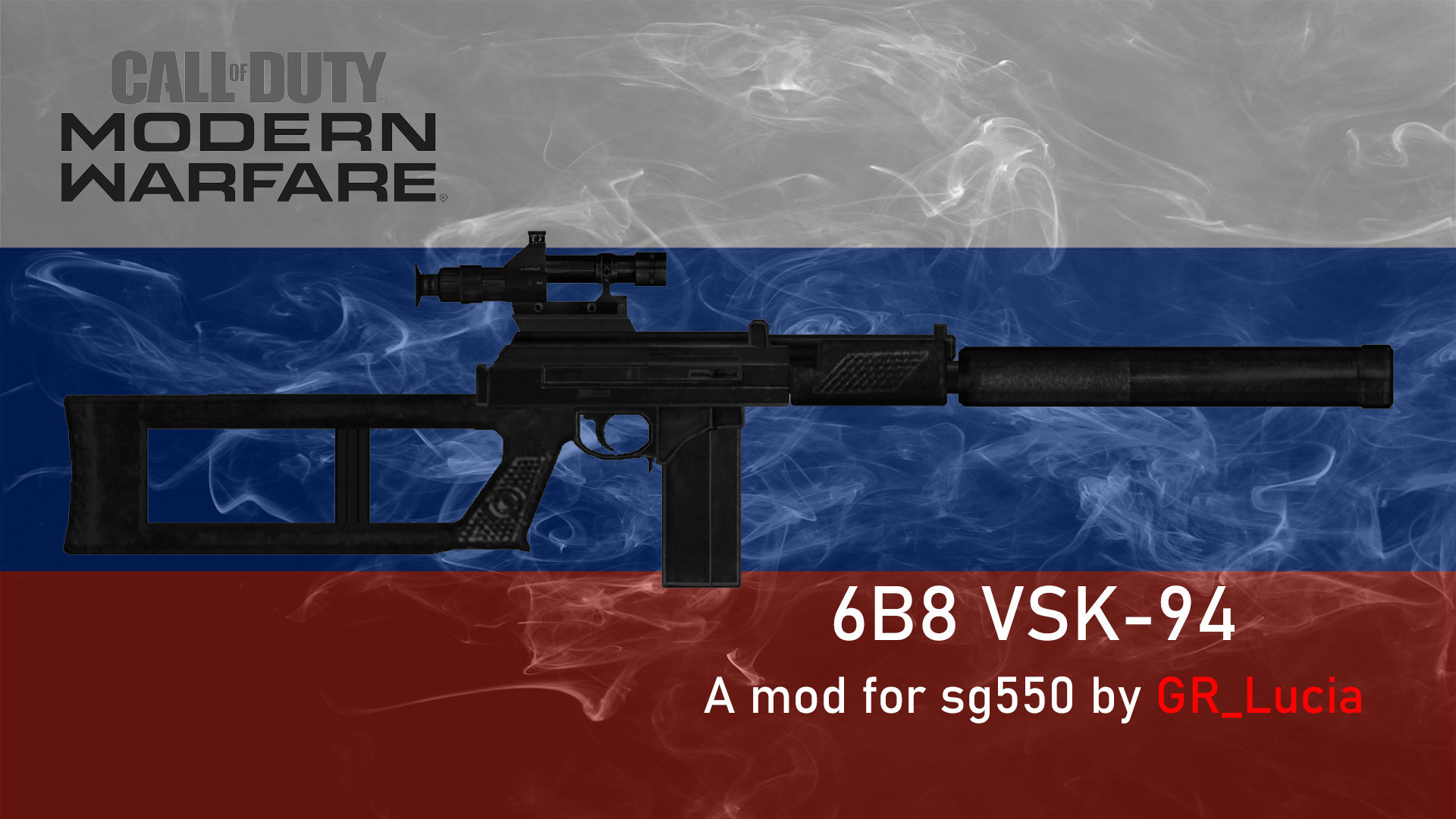 KBP VSK-94 6B8 on MW2019 Animation Mod for Counter-Strike 1.6 | CS1.6 Mods