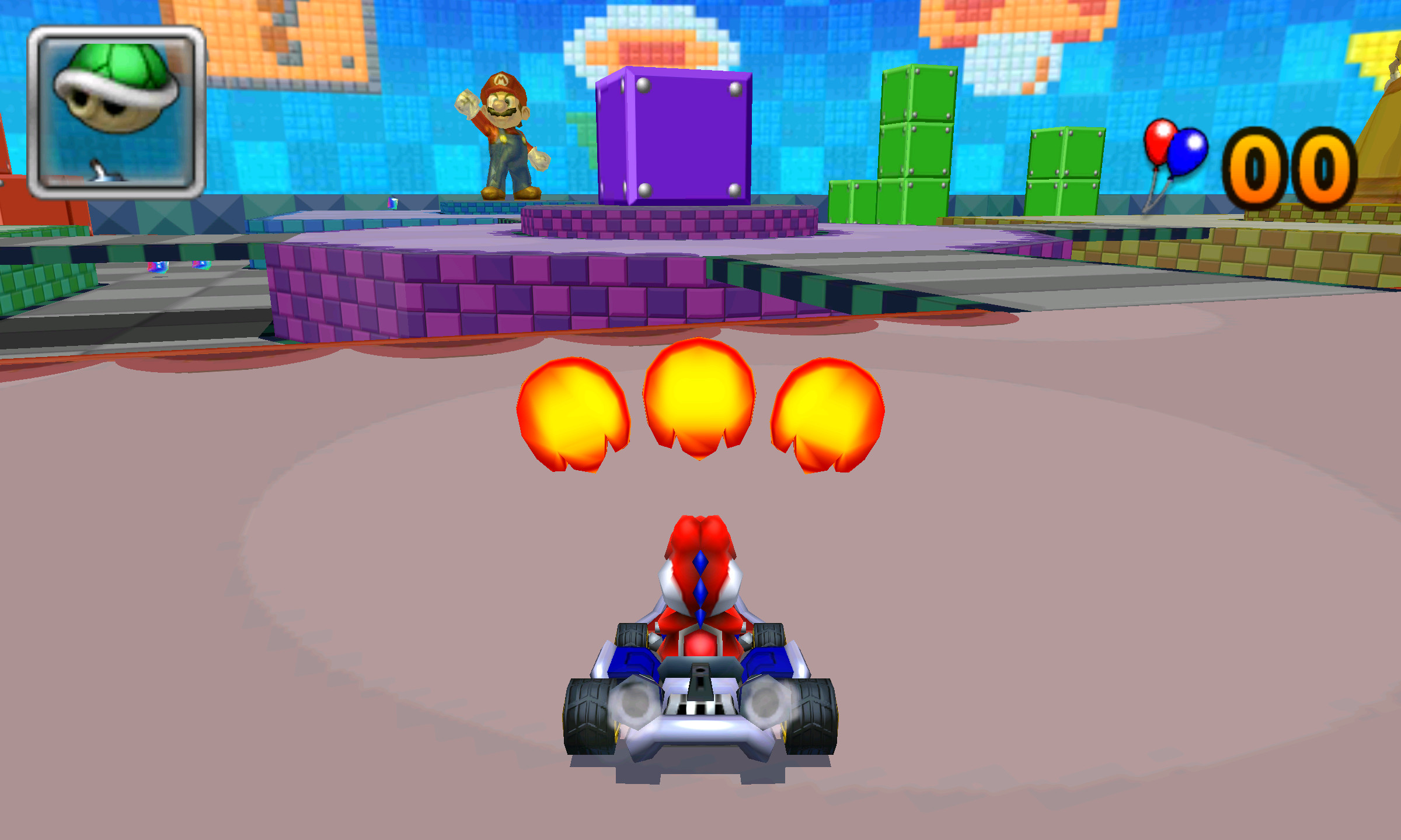 Block plaza Mod for Mario Kart 7 | MK7 Mods