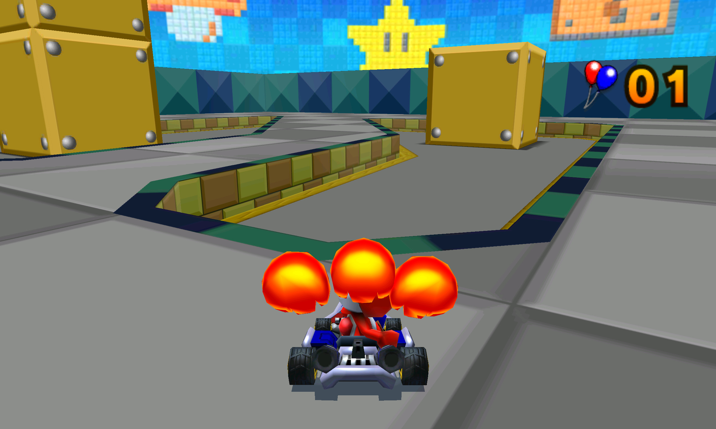 Block plaza Mod for Mario Kart 7 | MK7 Mods
