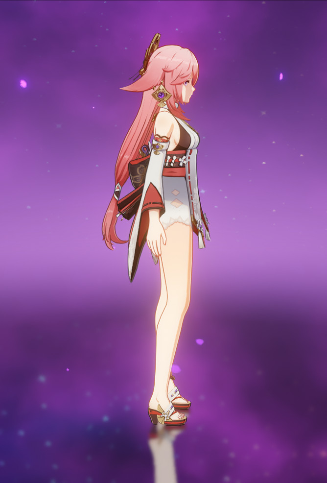 Yae Miko no dress Mod for Genshin Impact | GI Mods