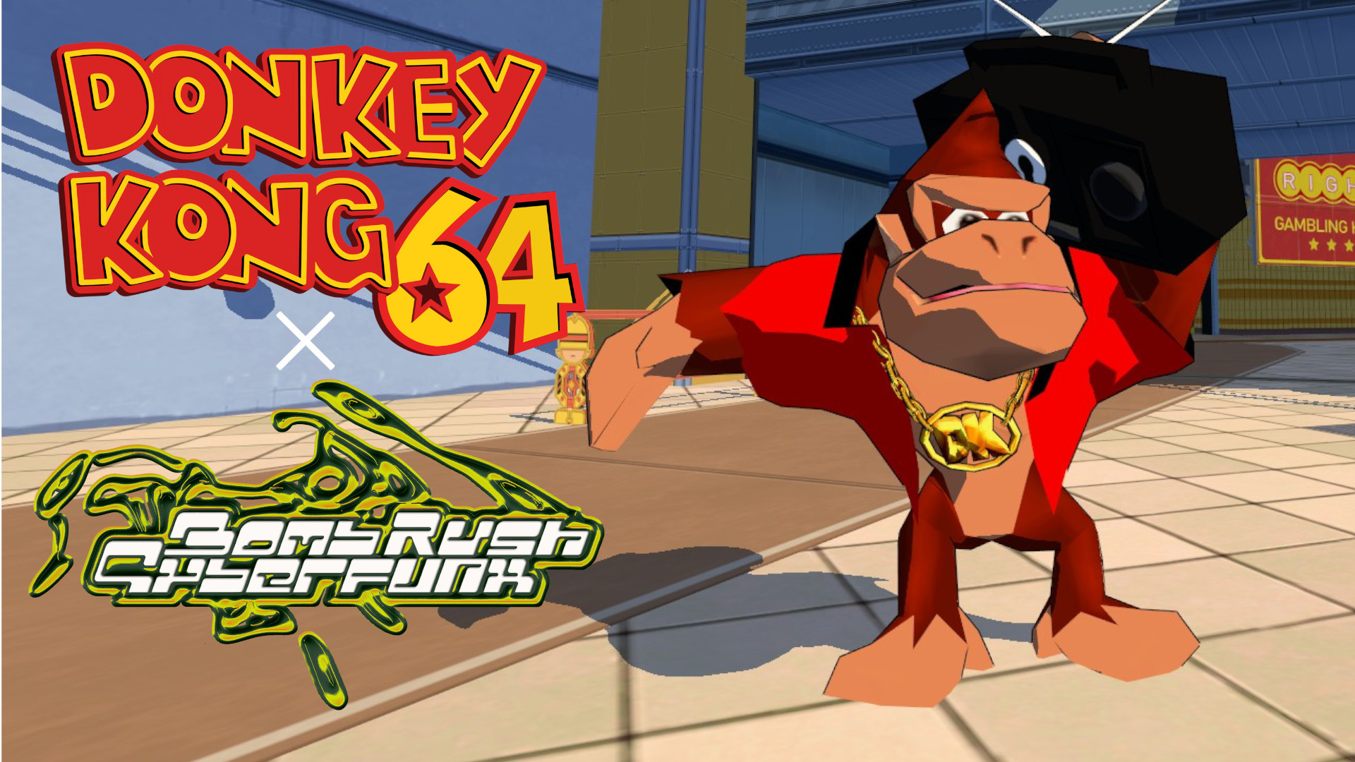 Donkey Kong (64) Mod for Bomb Rush Cyberfunk | BRC Mods