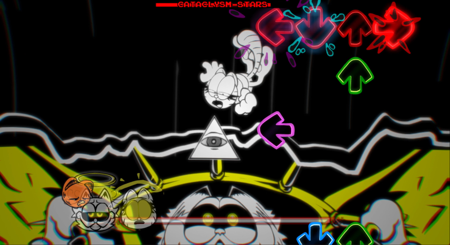 Cataclysm Stars (All Stars BUT Gorefieldv2 sings) Mod for Friday Night ...