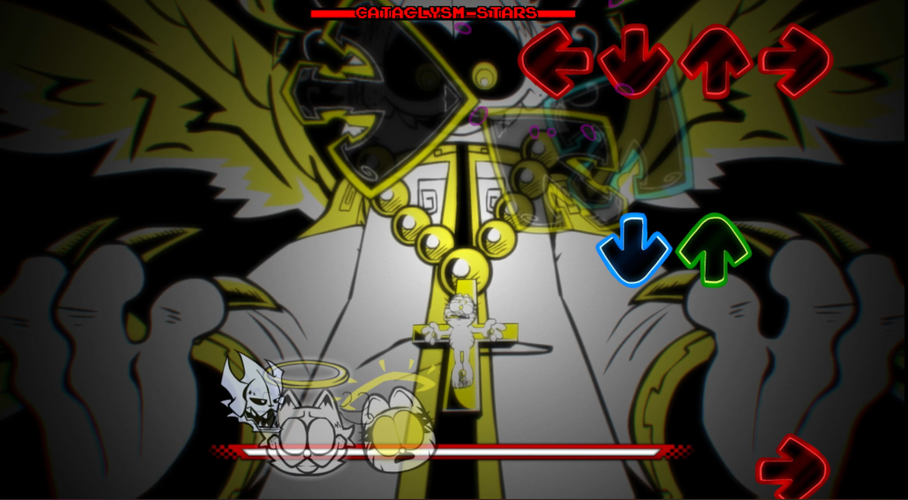 Cataclysm Stars (All Stars BUT Gorefieldv2 sings) Mod for Friday Night ...