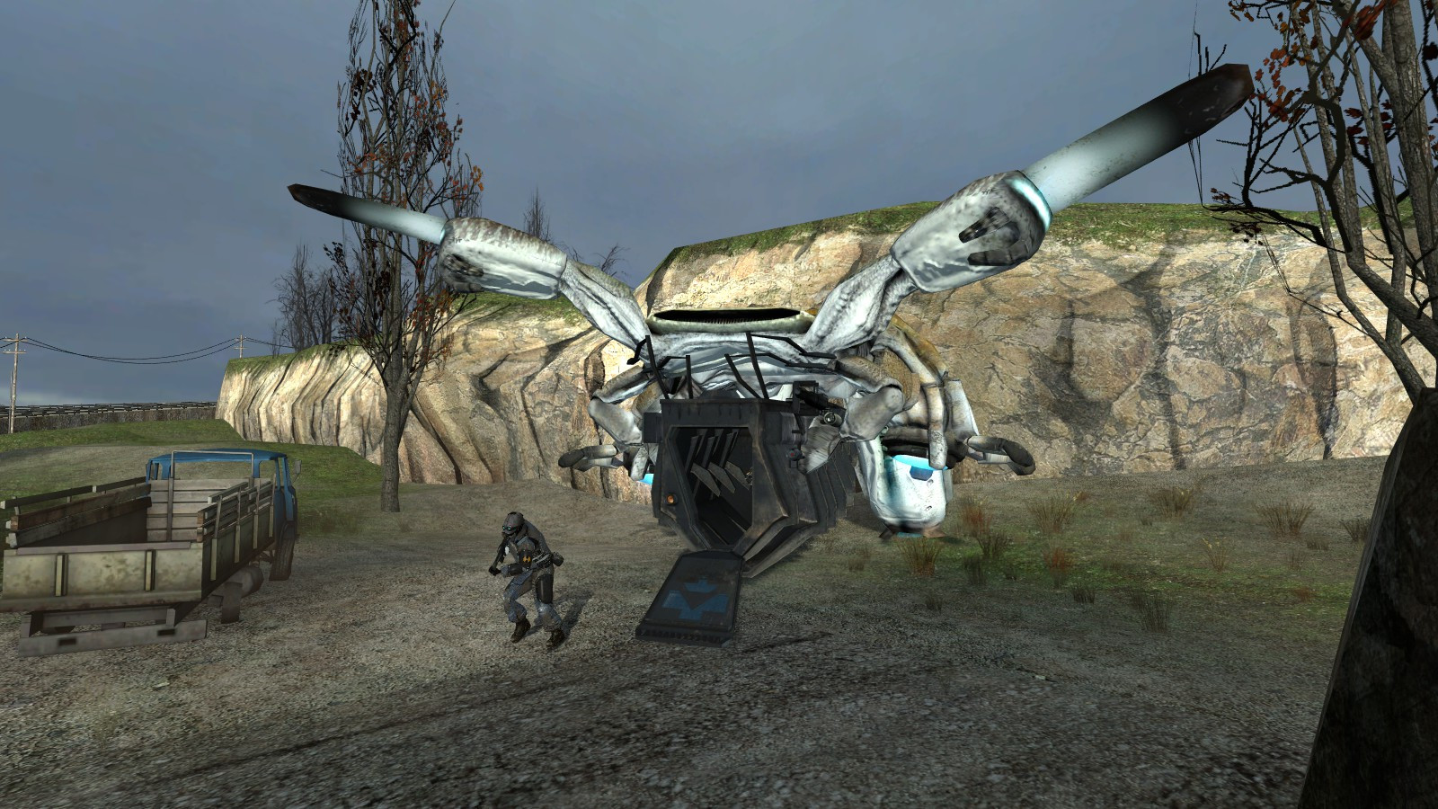 Entropy: Zero 2 Combine Dropship Container for HL2 Mod for Half-Life 2 | HL2 Mods