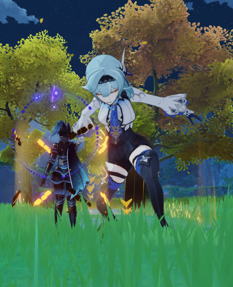 Eula as Lawachurl Mod for Genshin Impact | GI Mods