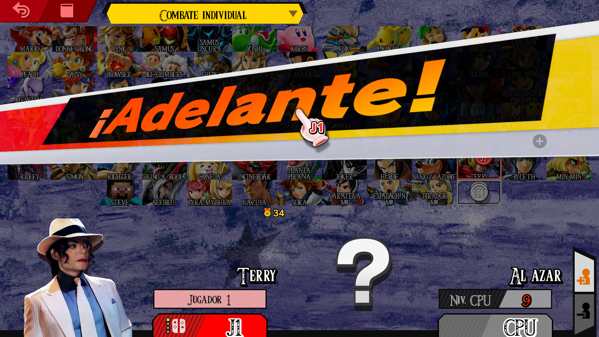 Michael Jackson UI Mod for Super Smash Bros. Ultimate | SSBU Mods