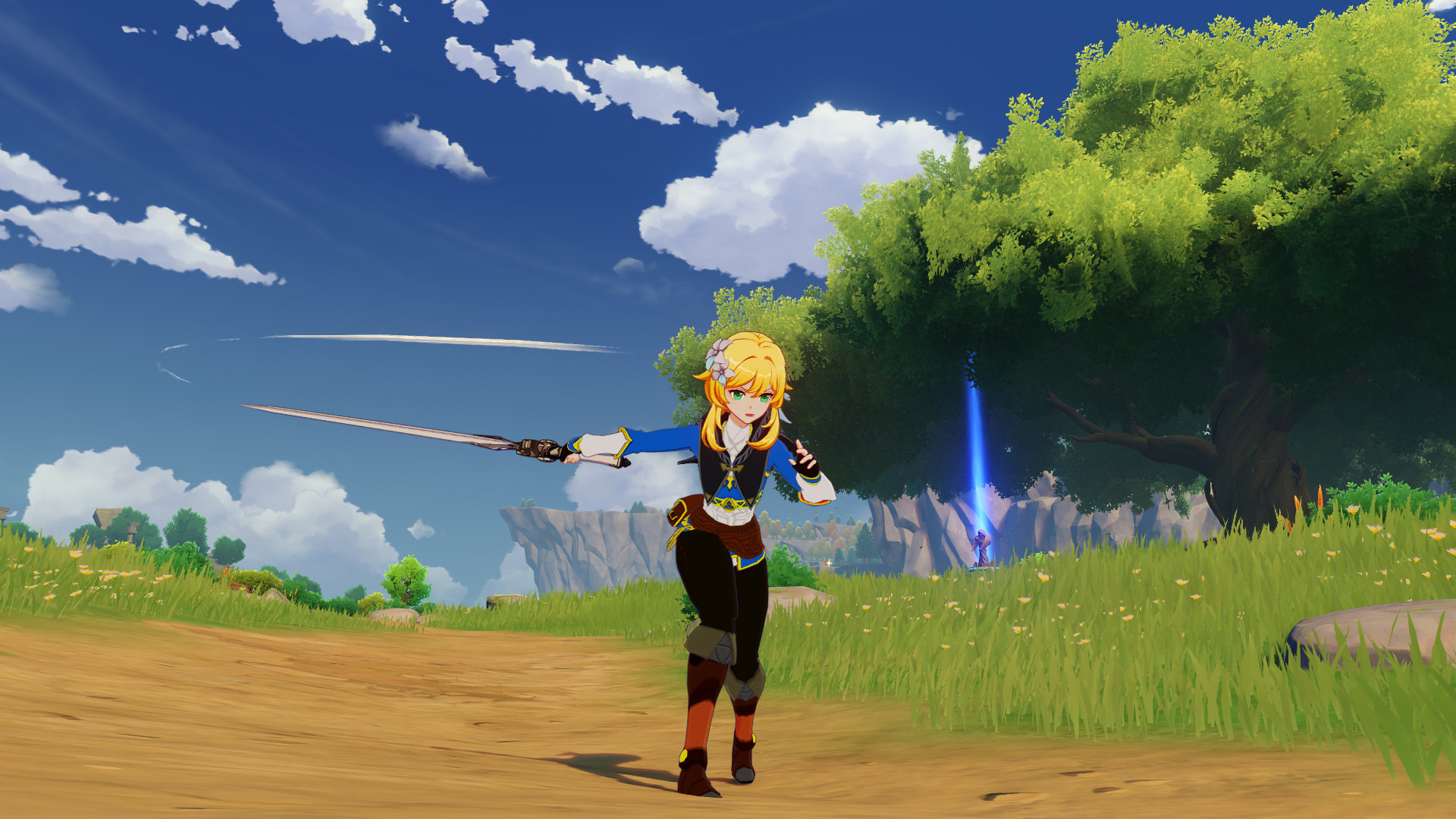 Lumine Zelda Outfit Retexture Mod for Genshin Impact | GI Mods