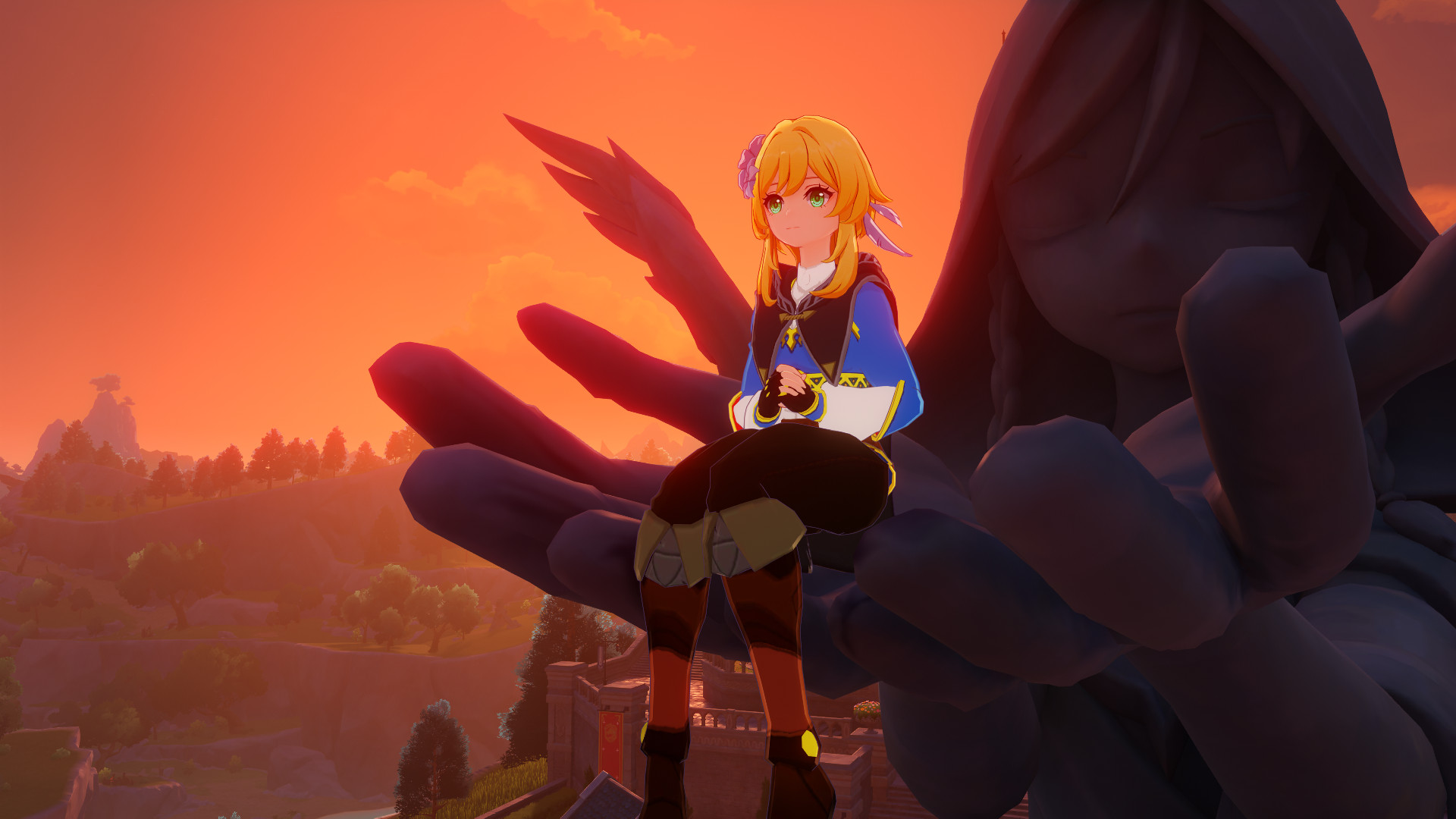 Lumine Zelda Outfit Retexture Mod for Genshin Impact | GI Mods