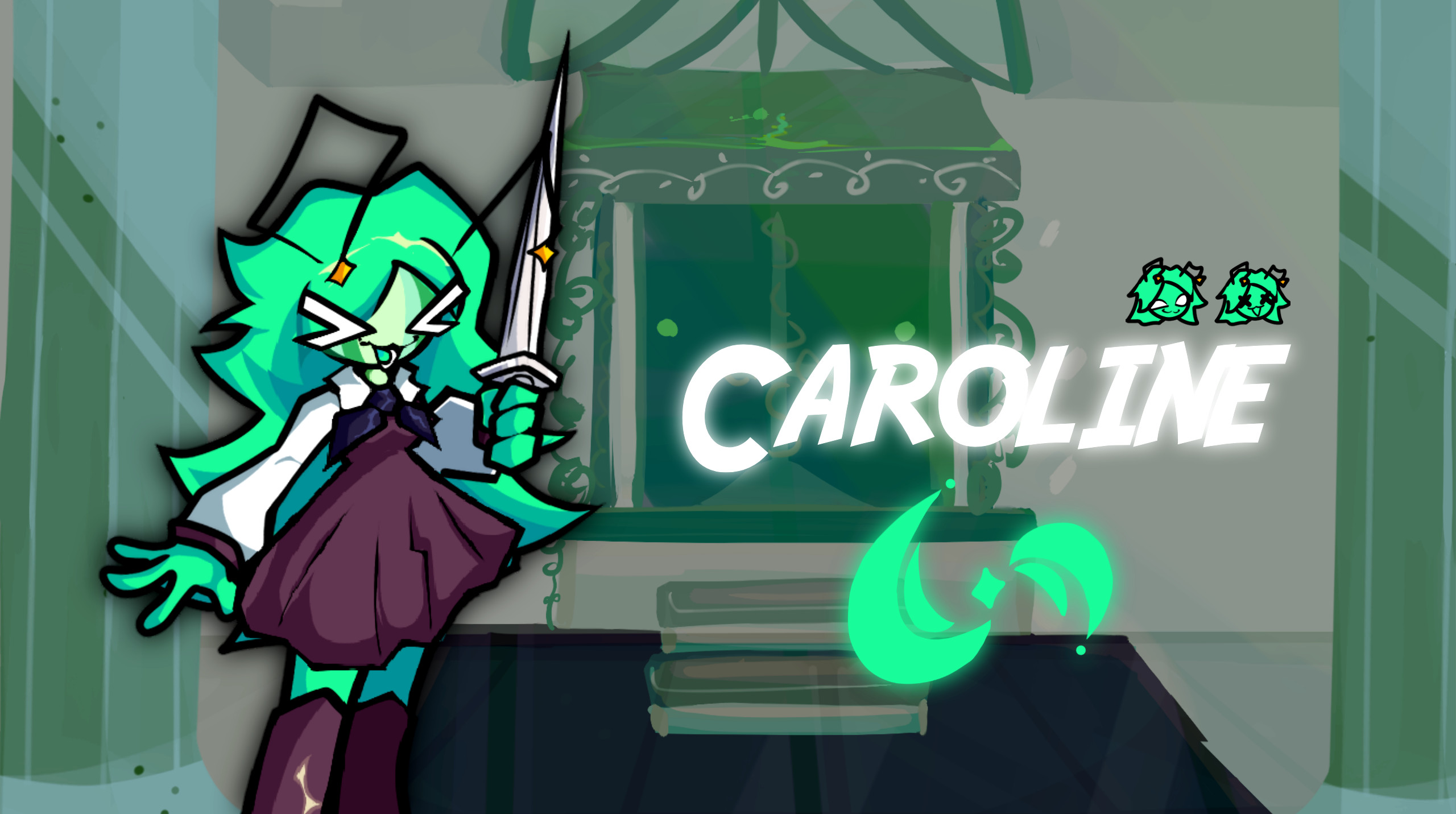 FNF Caroline Official Sprites. Mod for Friday Night Funkin' | FNF Mods