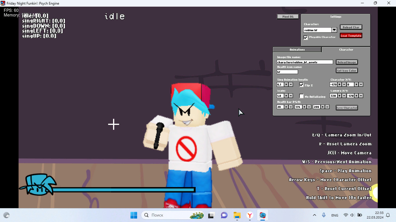 Roblox BF Sprite Mod for Friday Night Funkin' | FNF Mods