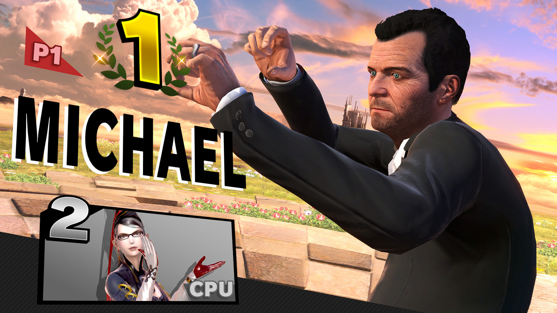 Michael De Santa (or Townley) [Grand Theft Auto V] Mod for Super Smash Bros. Ultimate | SSBU Mods
