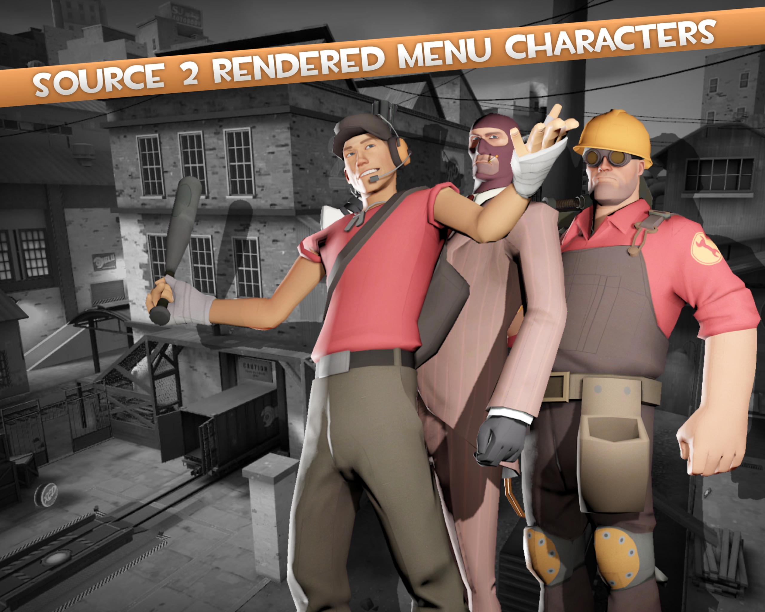 Source 2 Rendered Menu Characters Mod for Team Fortress 2 | TF2 Mods