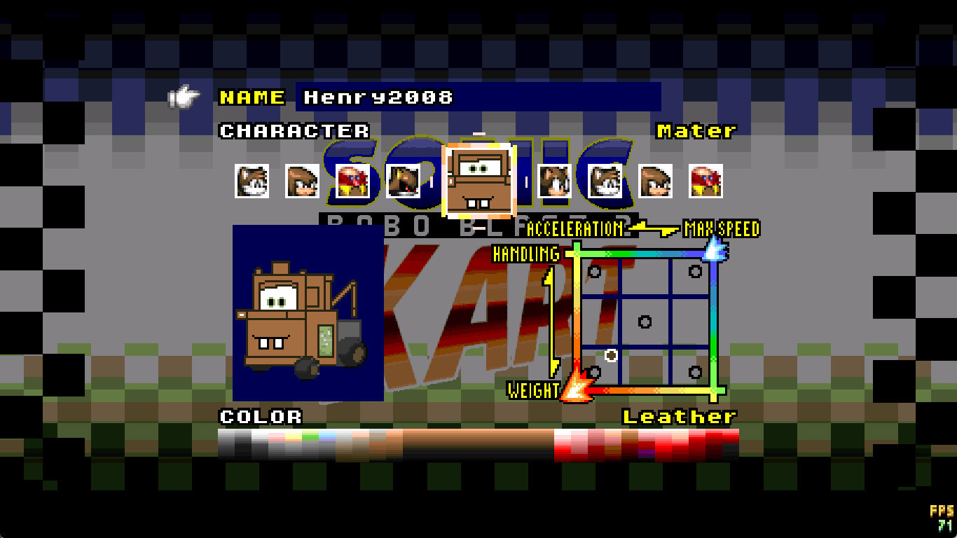 Tow Mater Mod for Sonic Robo Blast 2 Kart | SRB2K Mods