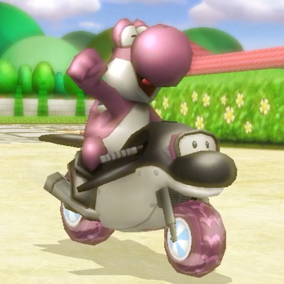 Lavender Yoshi Mod for Mario Kart Wii | MKWii Mods
