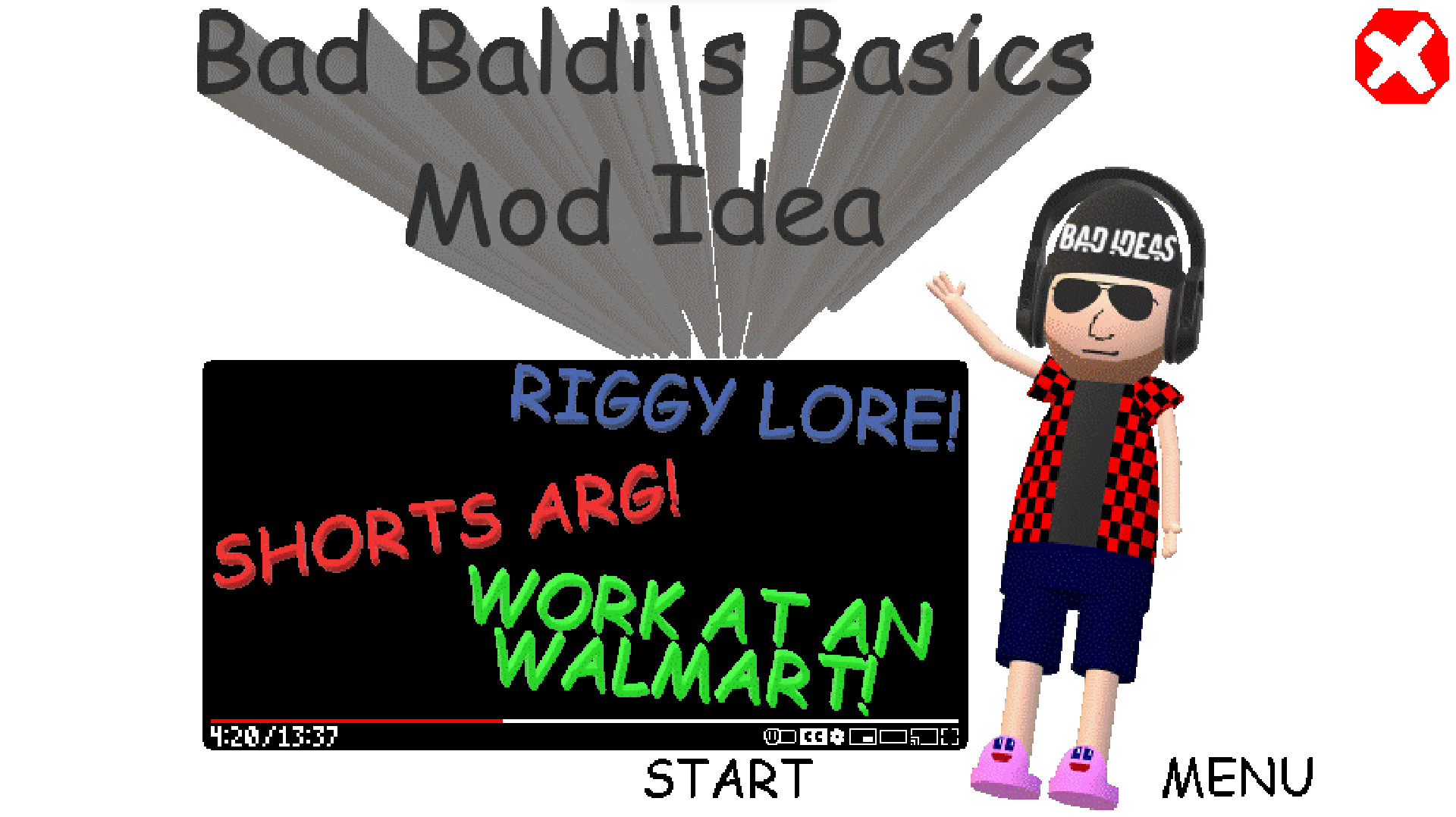 Bad Baldi's Basics Mod Idea Mod for Baldi's Basics | Baldi Mods