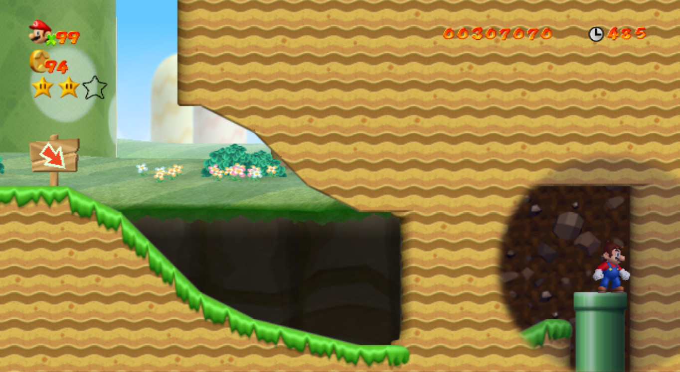 Super Mario 64 HUD Mod for New Super Mario Bros. Wii | NSMBW Mods