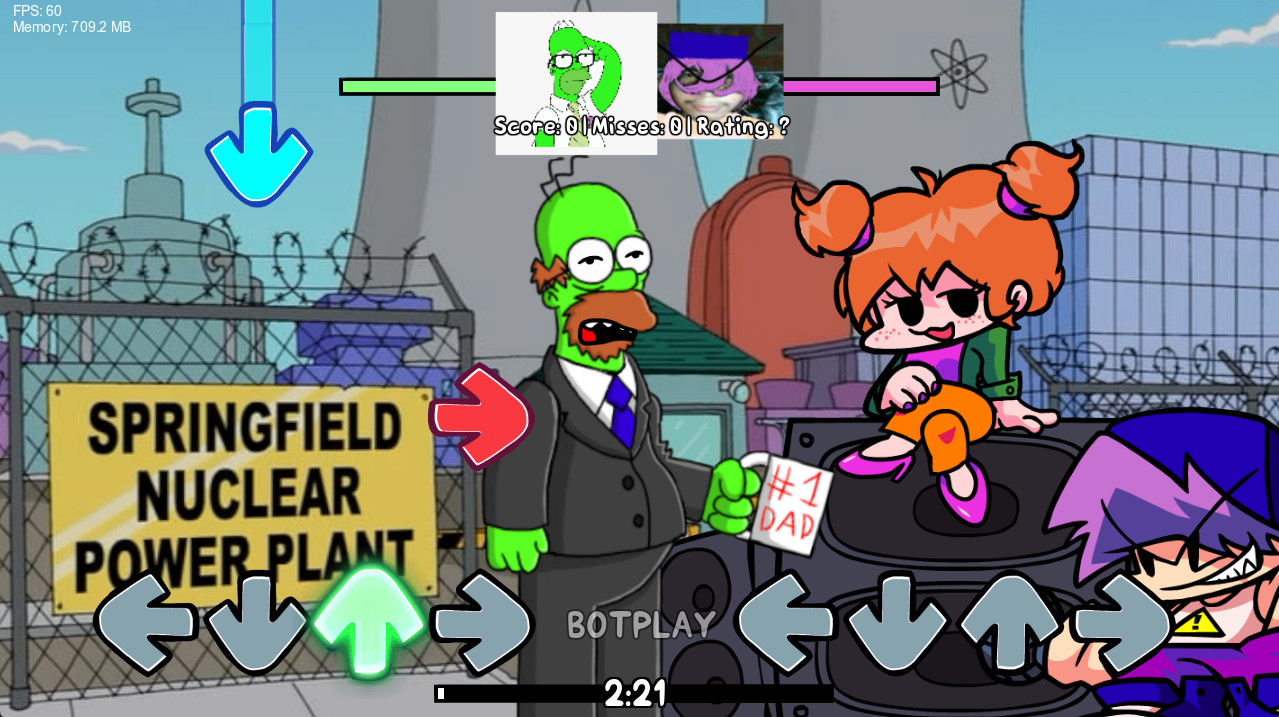 Vs. Homr D-side (Fanmade) SONG REDUX UPDATE Mod for Friday Night Funkin ...