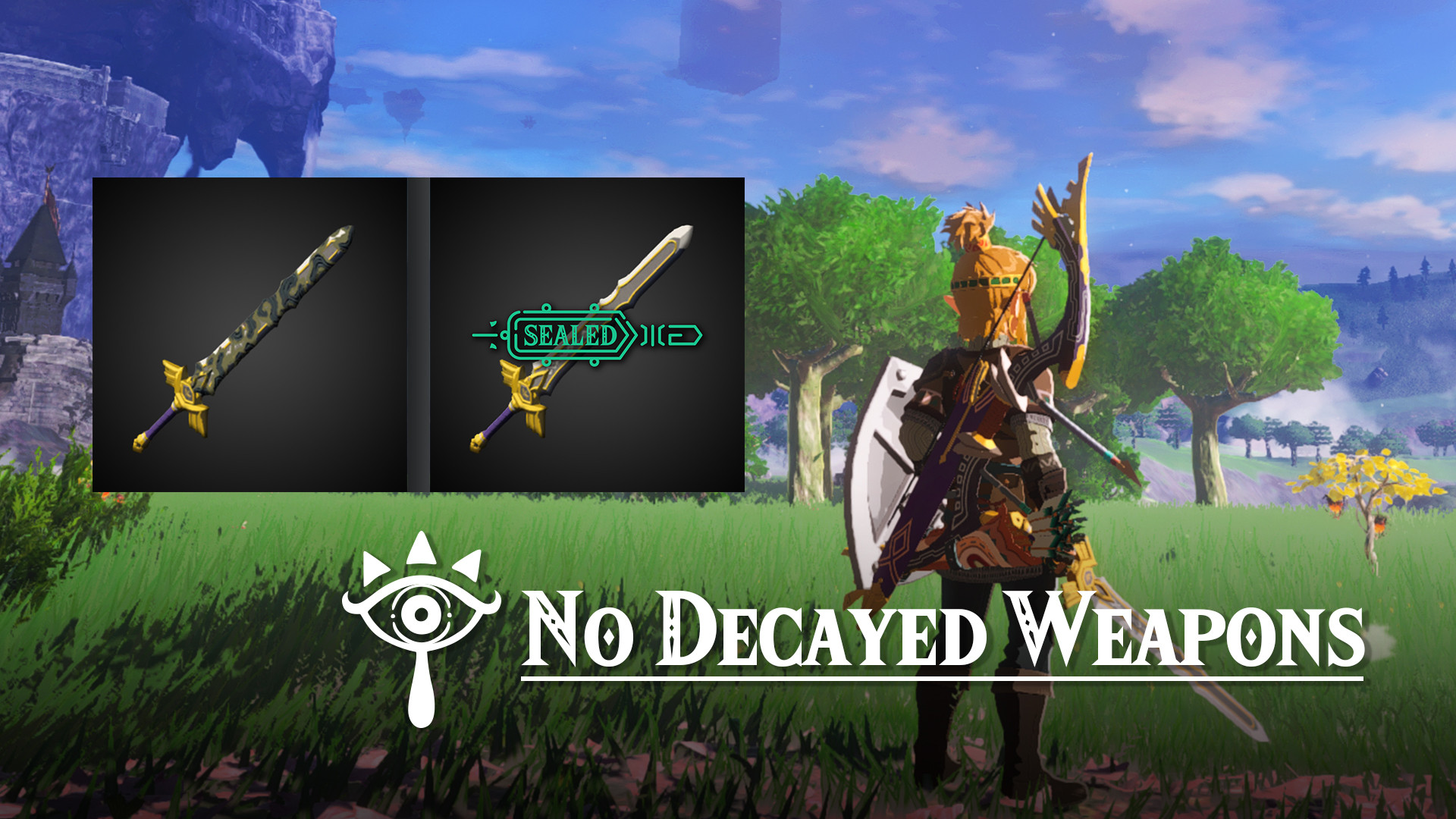 No decayed weapons Mod for The Legend of Zelda: Tears of the Kingdom ...