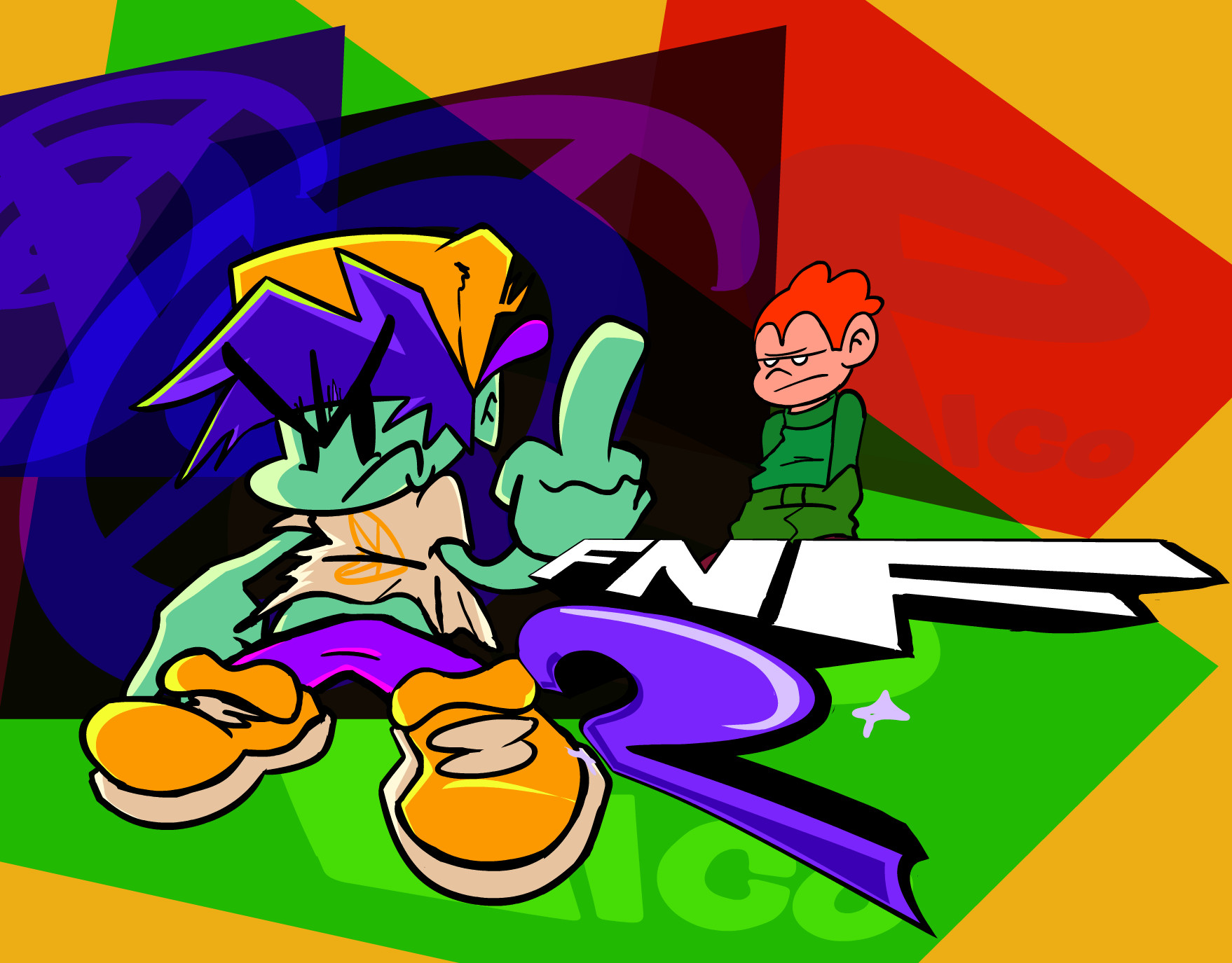 pico2 - FNF2 Fanmade Mod for Friday Night Funkin' | FNF Mods