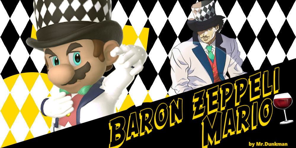 Baron Zeppeli Mario Mod for Super Smash Bros. Ultimate | SSBU Mods