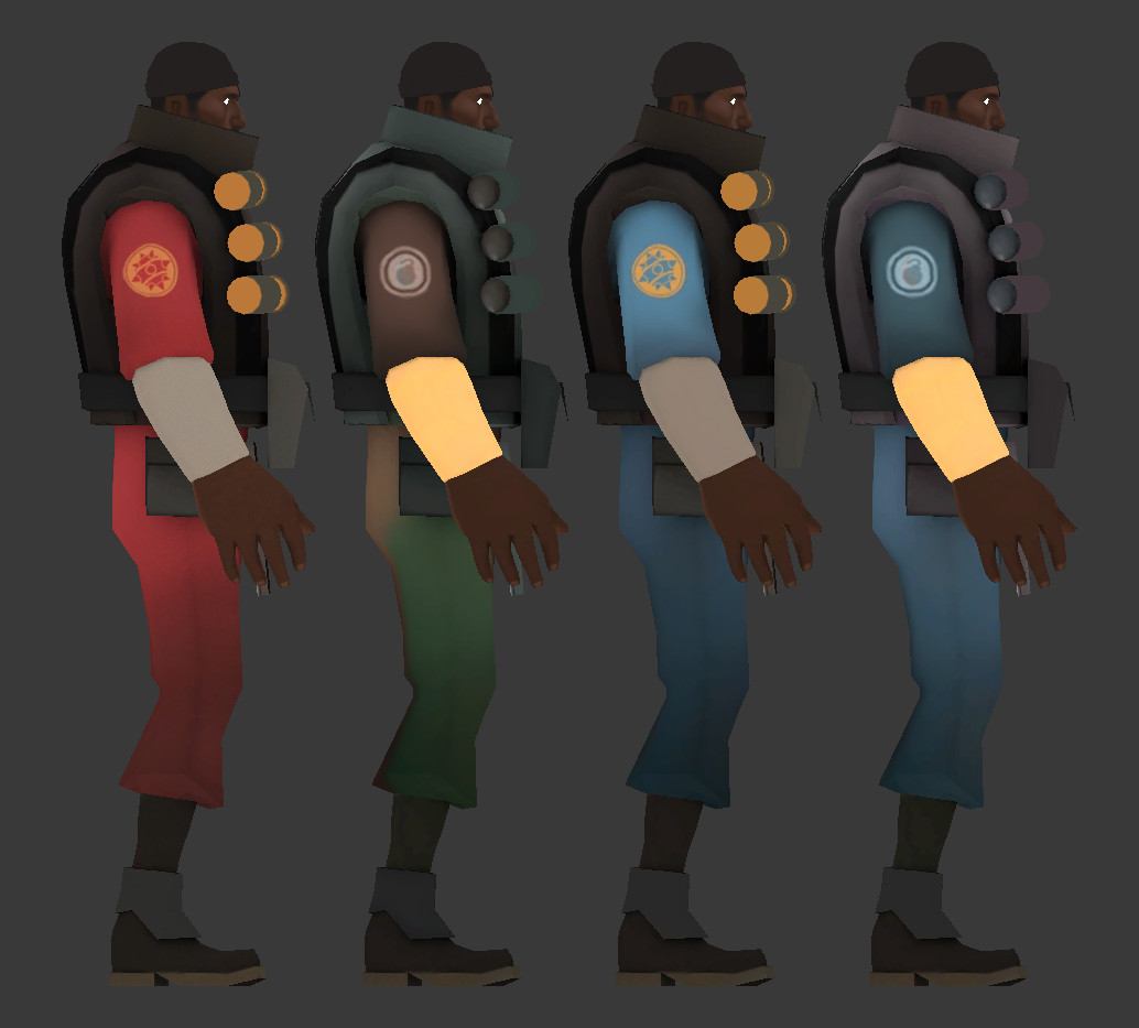 Concept-Styled Demoman (RED & BLU) Mod for Team Fortress 2 | TF2 Mods