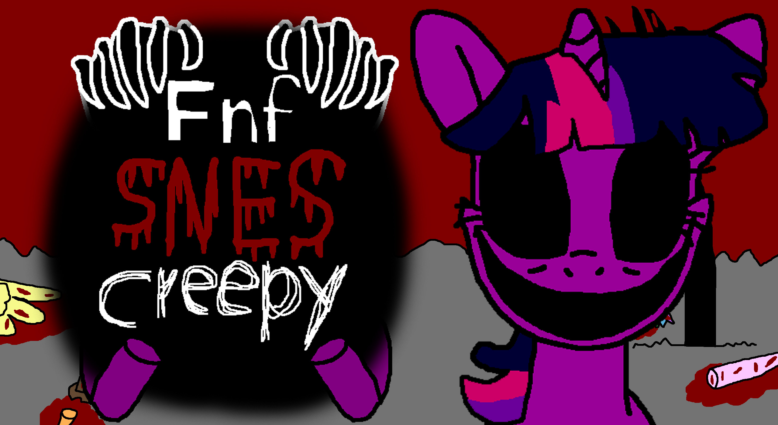 [SENSITIVE CONTENT] Fnf Snes Creepy V1.0 Mod for Friday Night Funkin ...