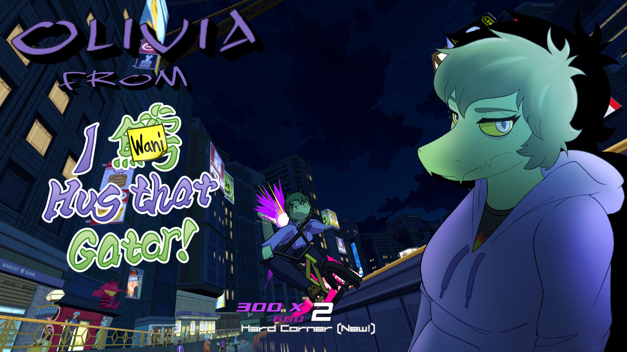 Olivia (I Wani Hug that Gator!) -BRC- Mod for Bomb Rush Cyberfunk | BRC ...