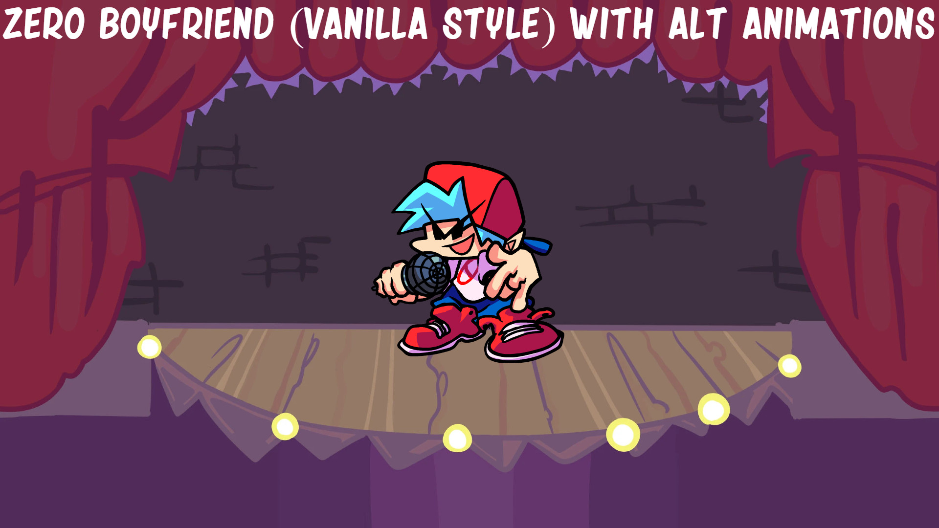 Zero Boyfriend (Vanilla Style) With Alt Animations Mod for Friday Night Funkin' | FNF Mods